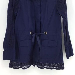 Maison Jules | Jackets & Coats | New Maison Jules Navy Blue Lace ...